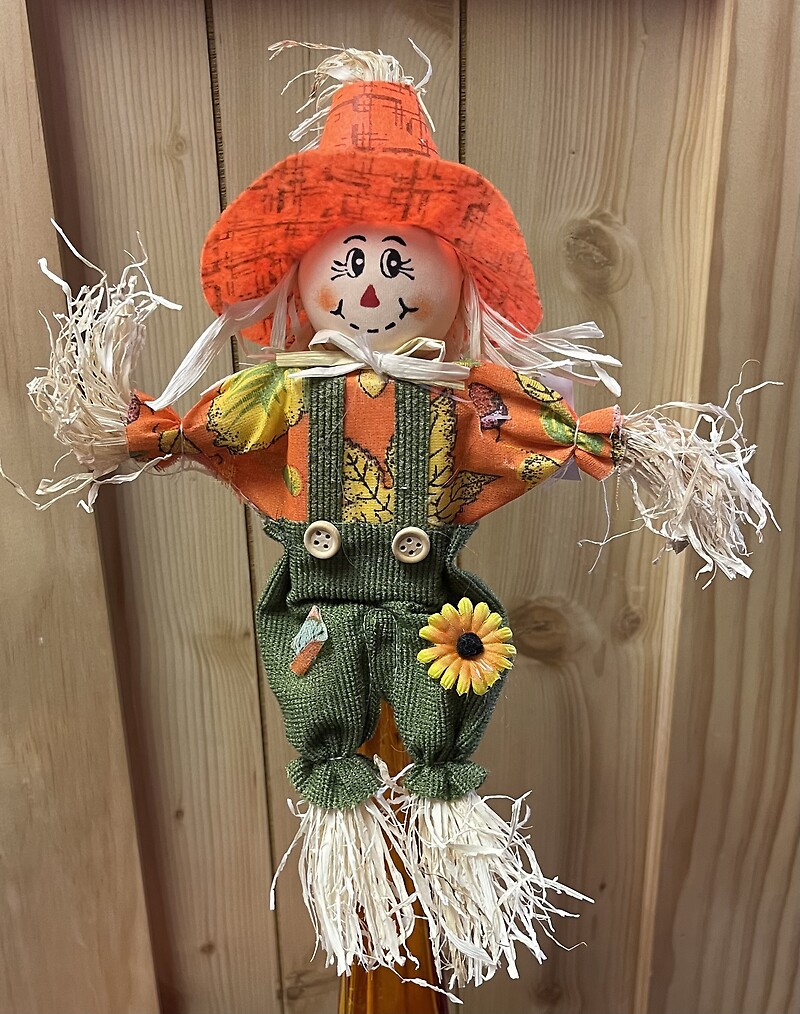 Large Orange Scarecrow arranged by a florist in Hartford City, IN ...